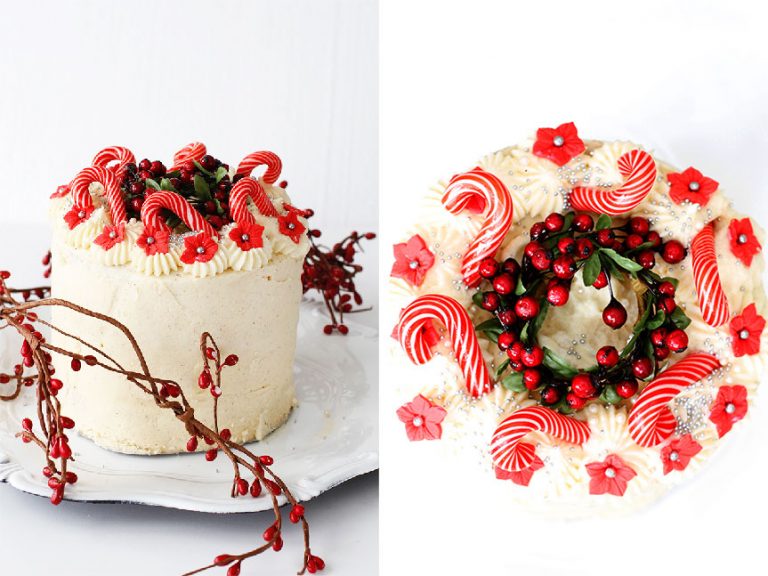 Chocolate and Vanilla Layer Cake with Cinnamon Buttercream – Shades of ...